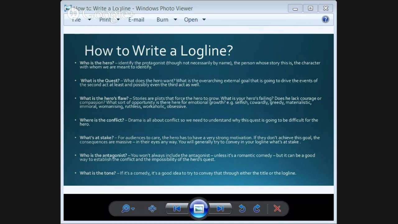 Filmmaking Tips - How to Write Single Line Story / Premise / Logline ...