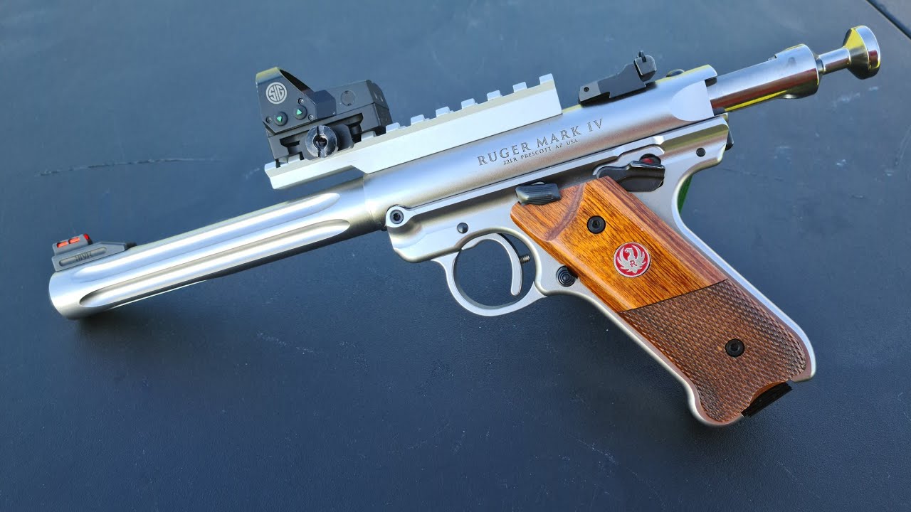 Una Pistola Cal .22lr Impresionate Ruger Hunter !!! review en español ...
