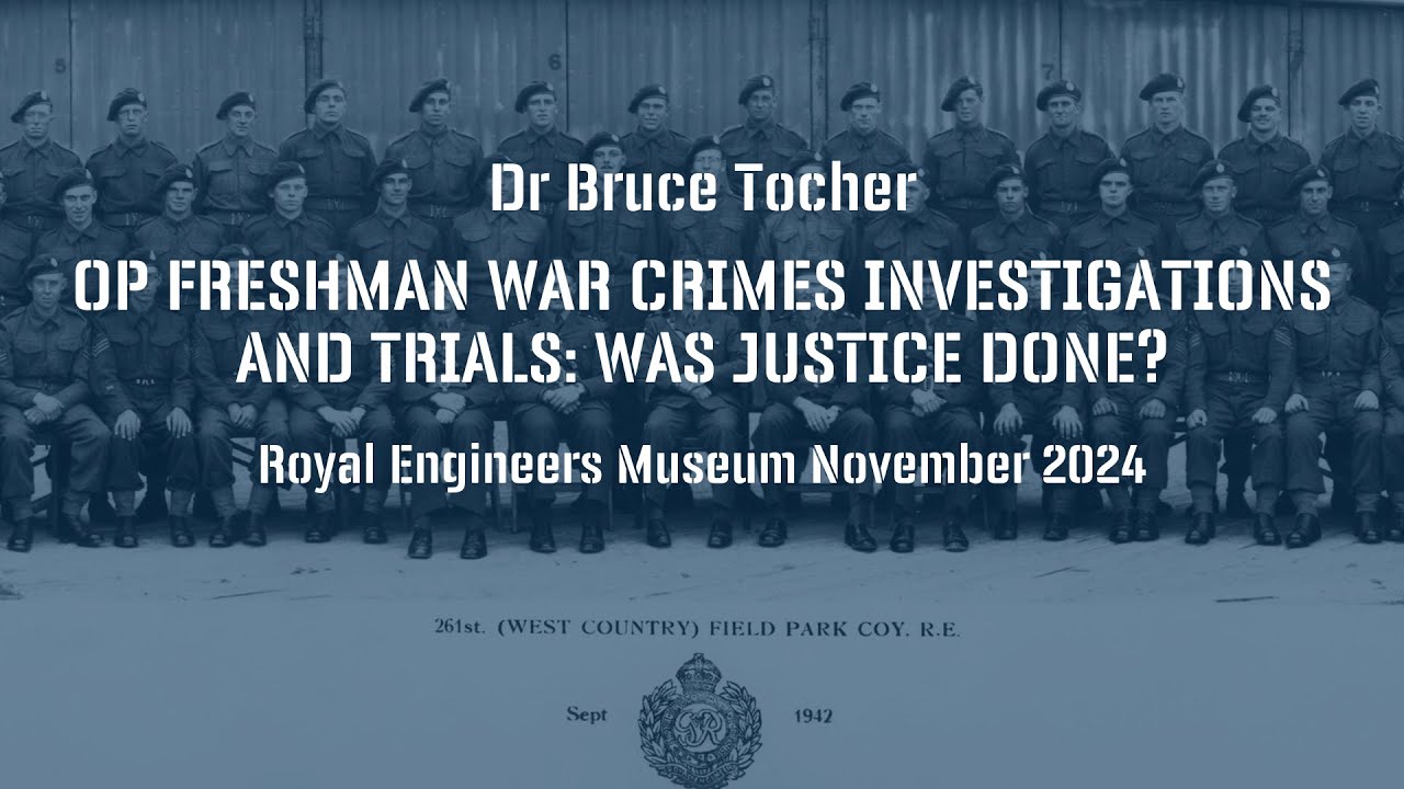 Operation Freshman: War crimes investigations and trials, was justice ...