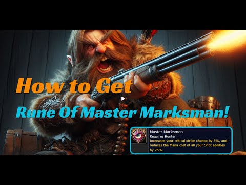 WoW Classic: How to Find the Rune of Master Marksman| Season of ...