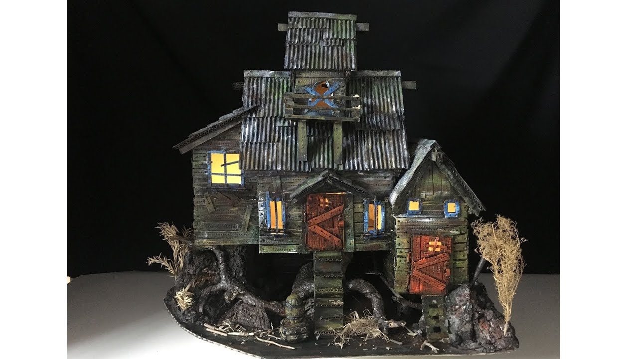 DIY Witch House Using Cardboard! - YouTube