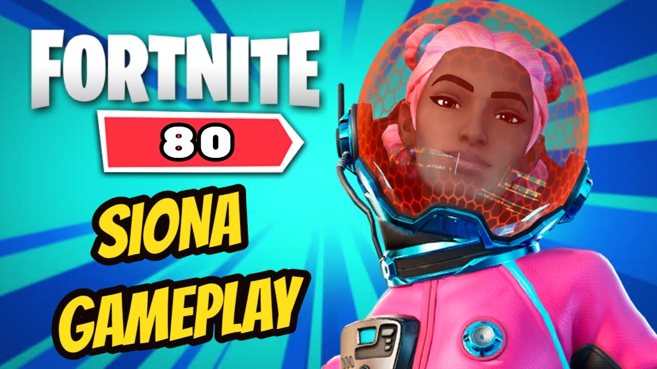 SIONA Skin Gameplay In Fortnite - YouTube