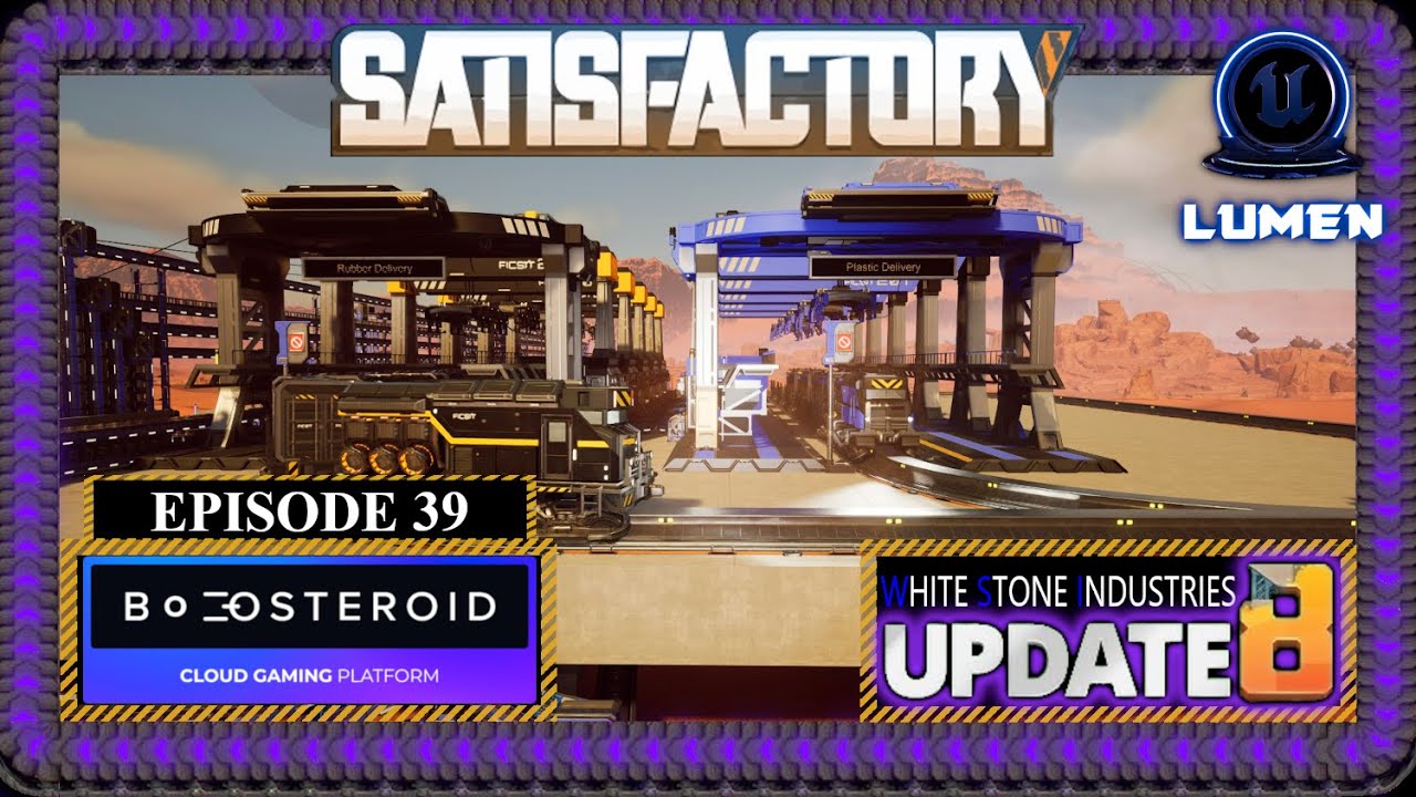 Satisfactory U8 | Boosteroid Cloud Gaming | Episode 39 - YouTube