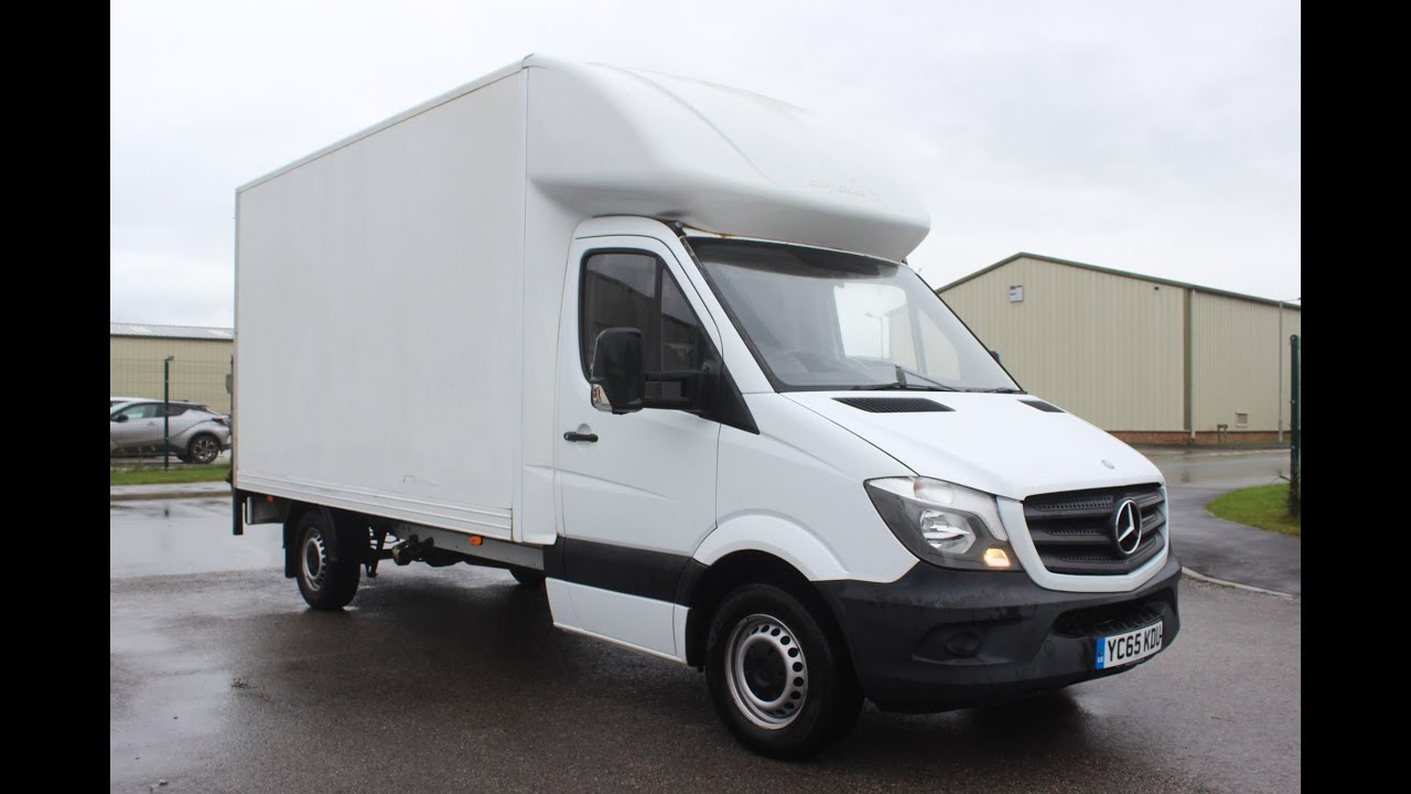 2015 65 Registration Mercedes Sprinter 313 CDI L1 Luton Van with Tail ...