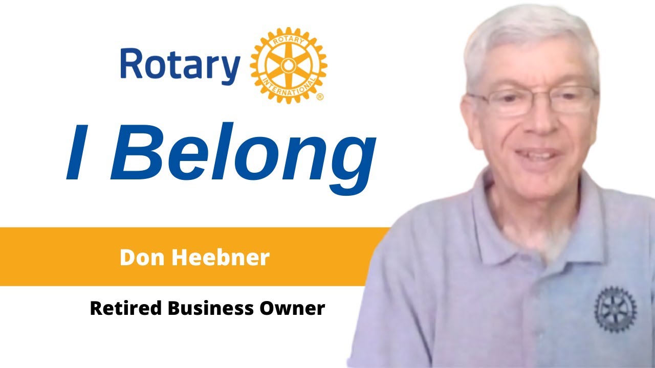 Don Heebner: I Belong - YouTube