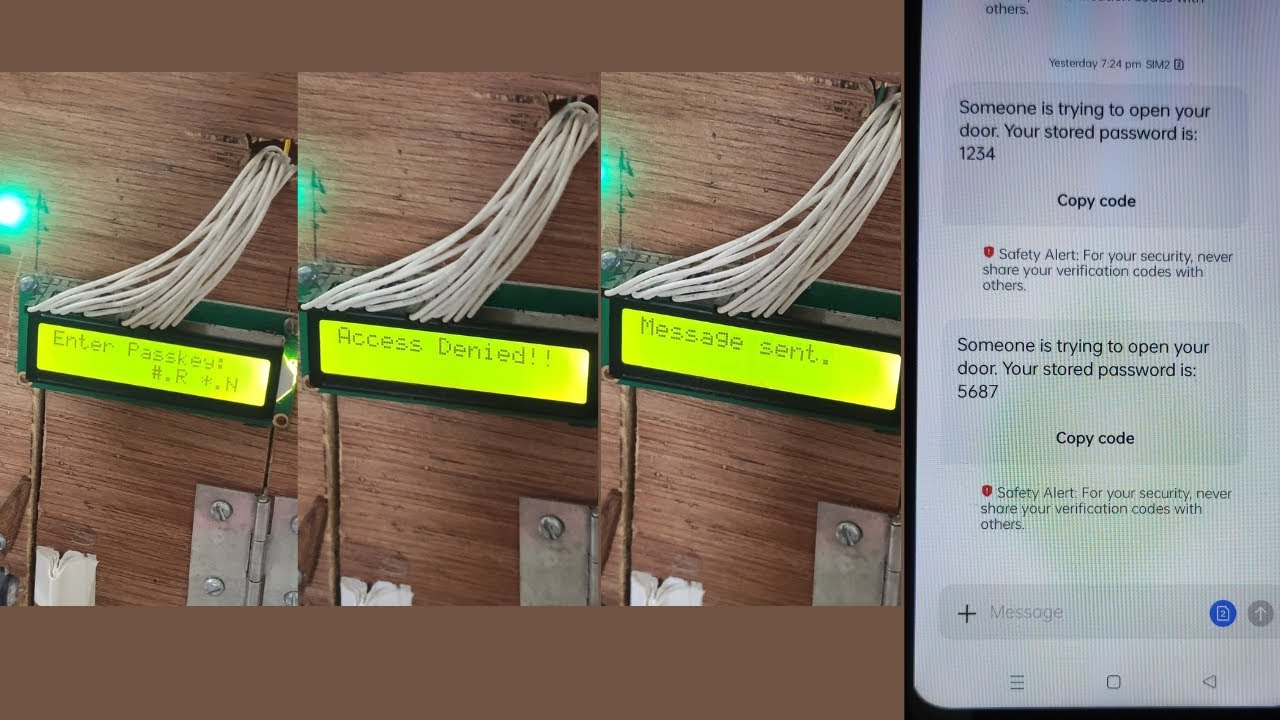 Arduino Based Door Lock System Demonstration - YouTube