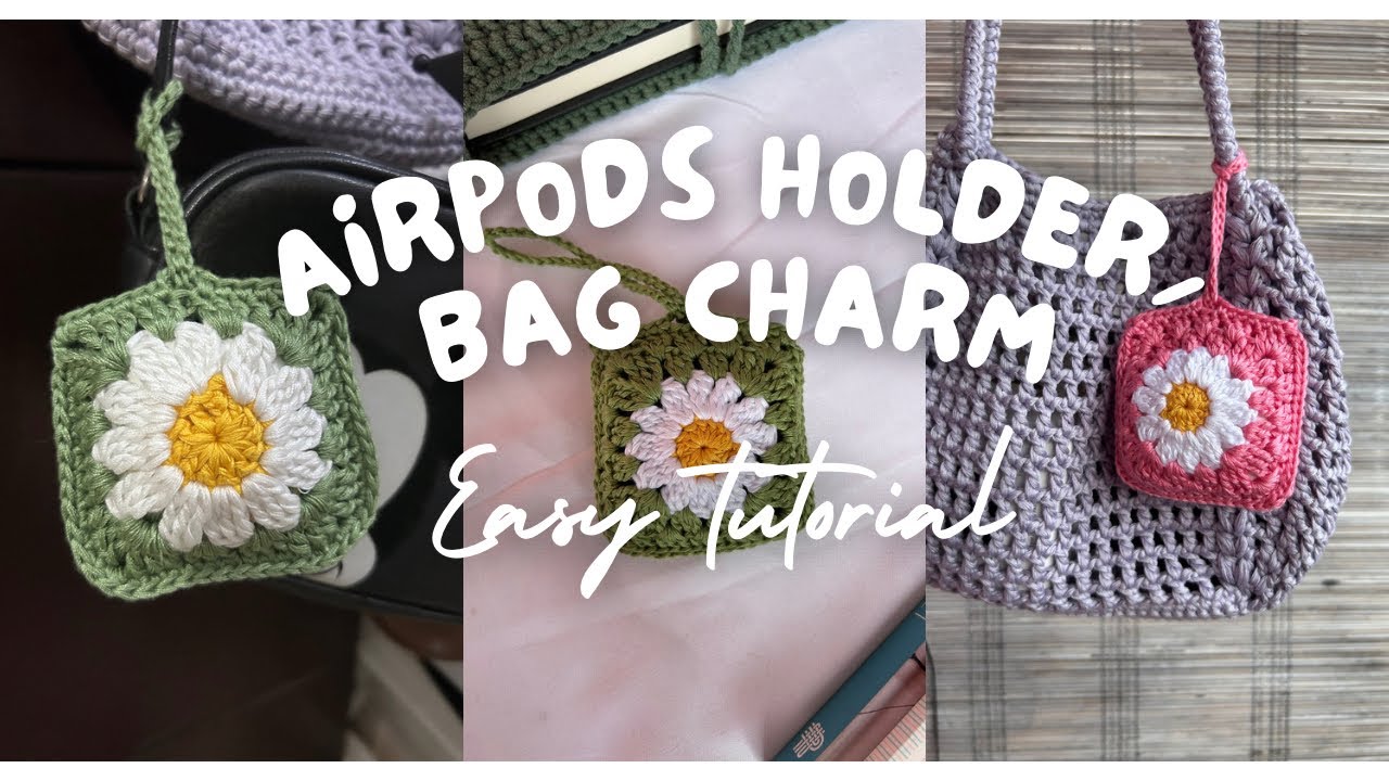 EASY TUTORIAL Airpods/Earpods Holder Bag charm Beginner friendly - YouTube