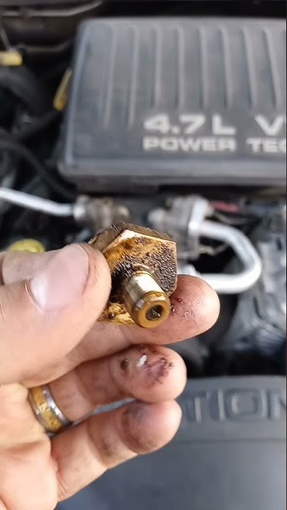 bad oil pressure sensor Jeep Grand Cherokee WJ - YouTube