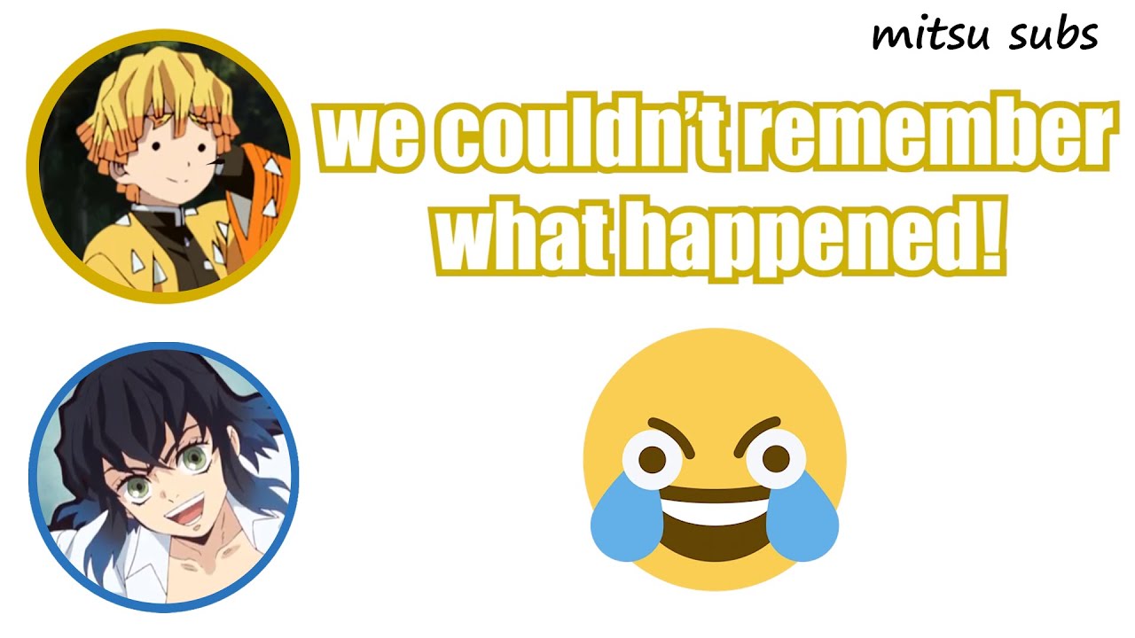 Inosuke and Zenitsu on why you shouldn't drink - Kimetsu Radio ASMR ...