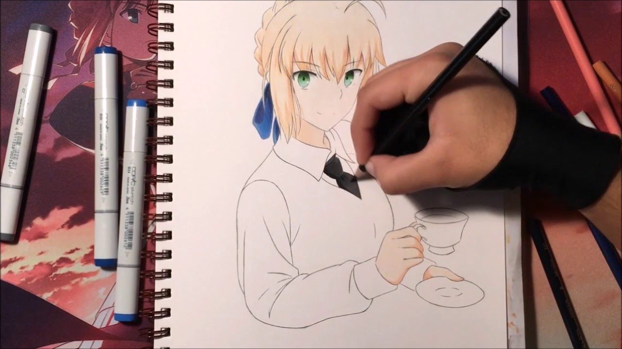 Speed Draw-Saber - YouTube