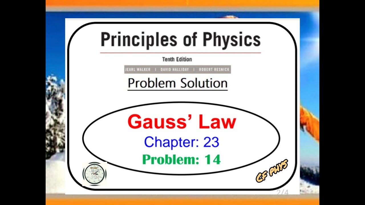 Chapter 23 - Problem 14 - Gauss’ Law - YouTube