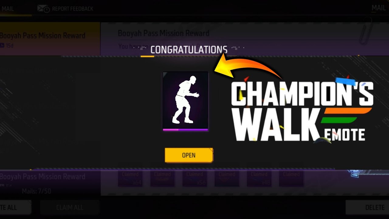 CHAMPIONS WALK EMOTE 🤩 - YouTube