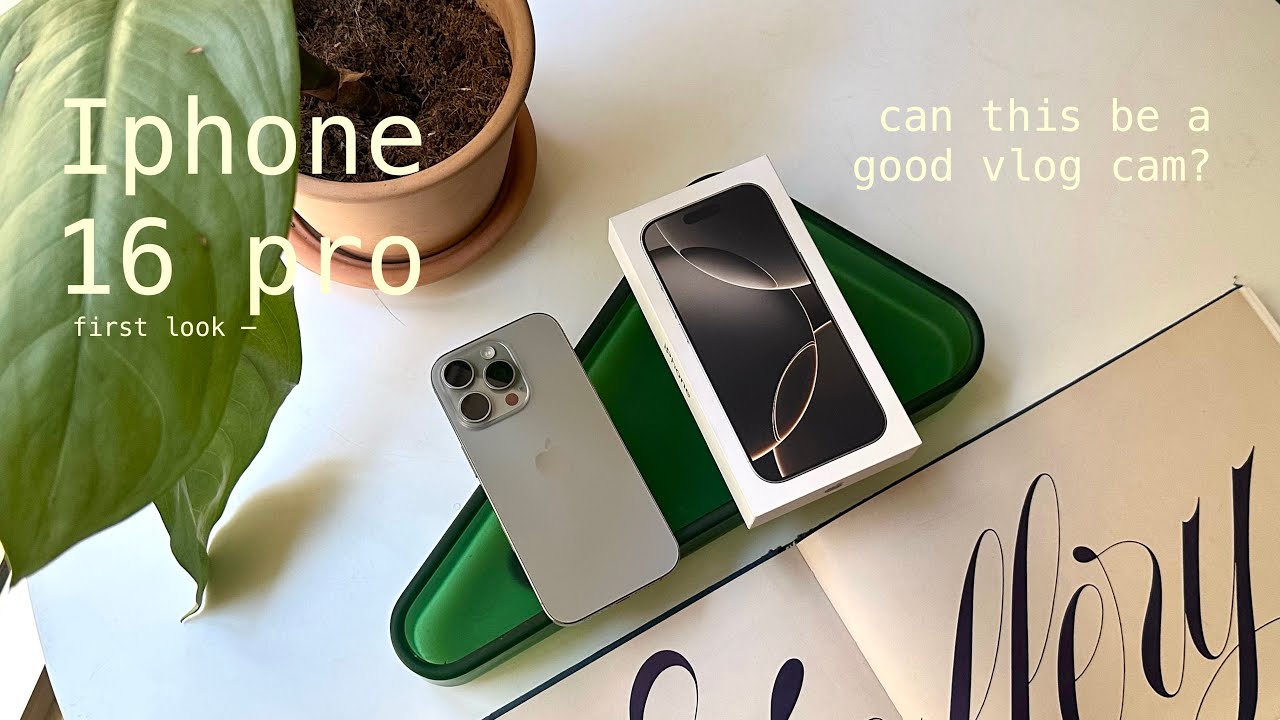 Iphone 16 pro unboxing, sample vlog, audio mix + what editing apps I ...