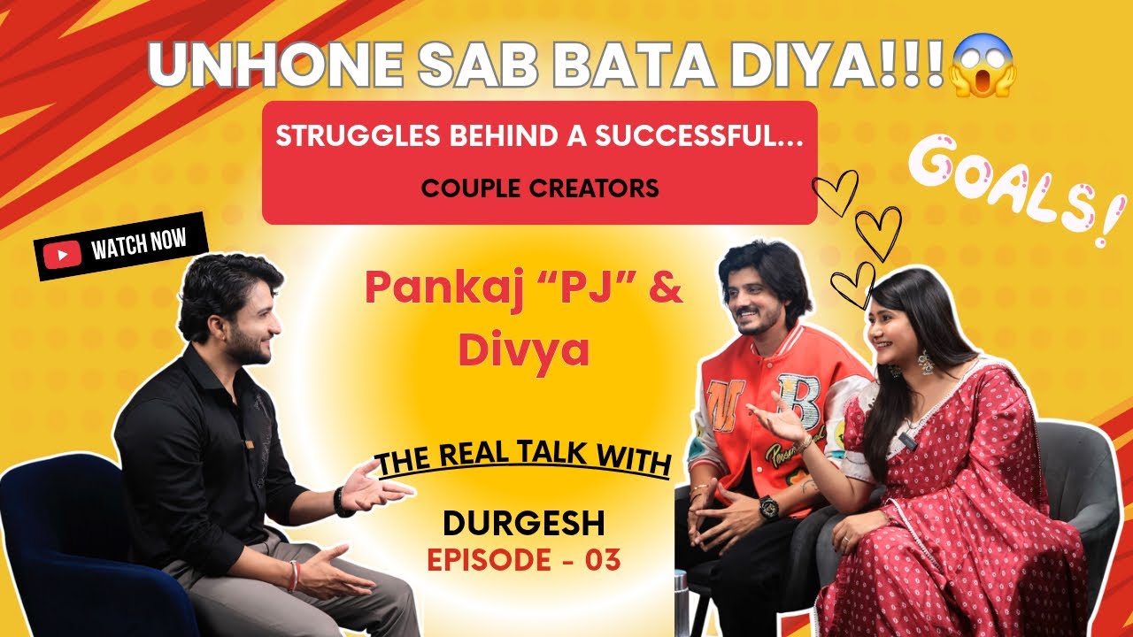 Pankaj PJ & Divya की Real Kahani | Fame के पीछे का सच | Podcast with ...