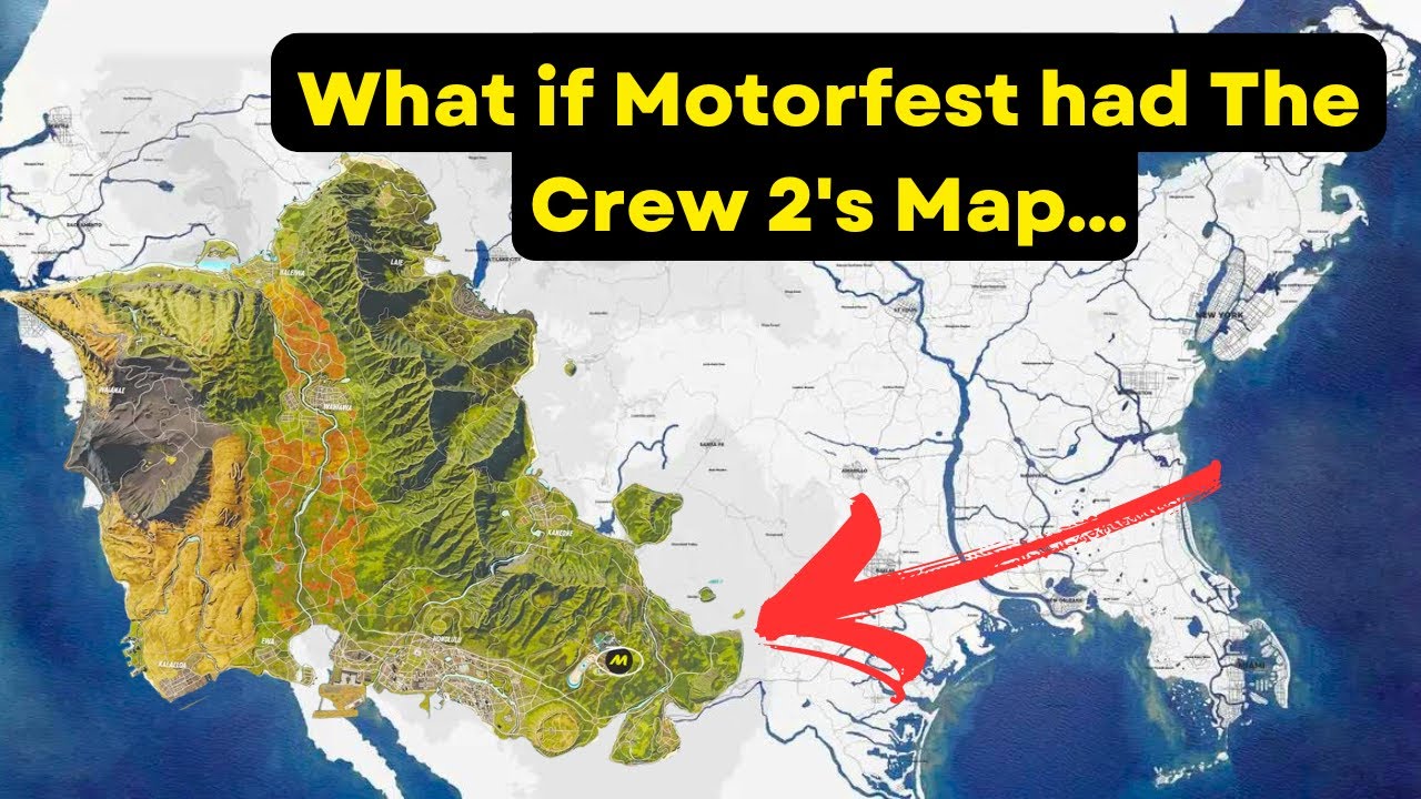 What if Motorfest Kept The Crew 2’s Map… Would it WORK?? - YouTube