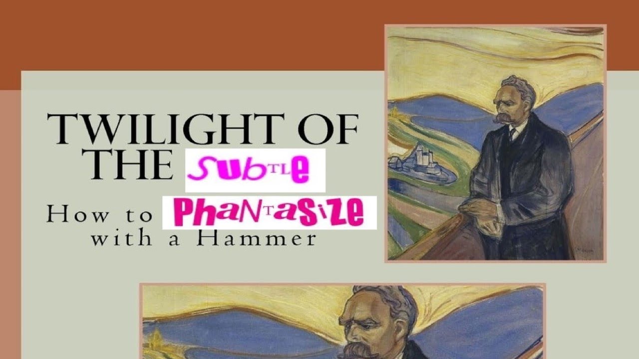 Twilight Of The Subtle, Or, Why To Phantasize With A Hammer - YouTube