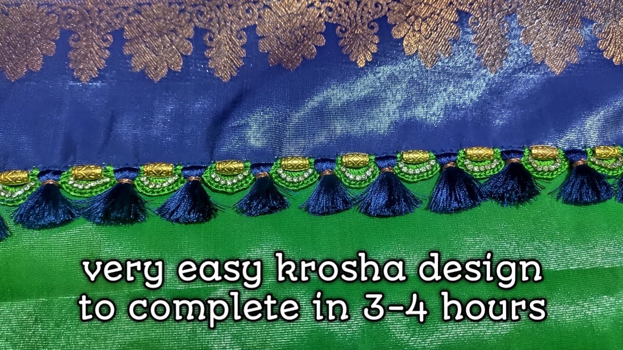 easy krosha design in 3-4 hours - YouTube