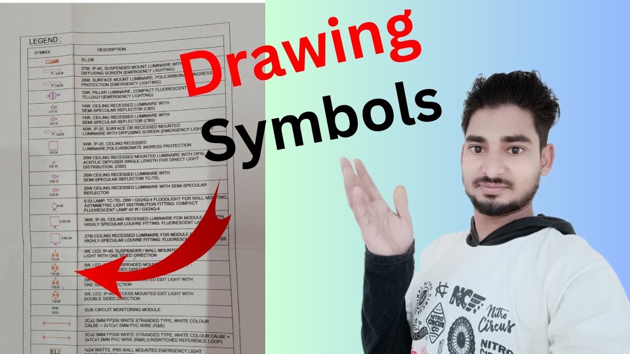 Central Battery System Emergency Lighting Symbol - electrical drawing ...