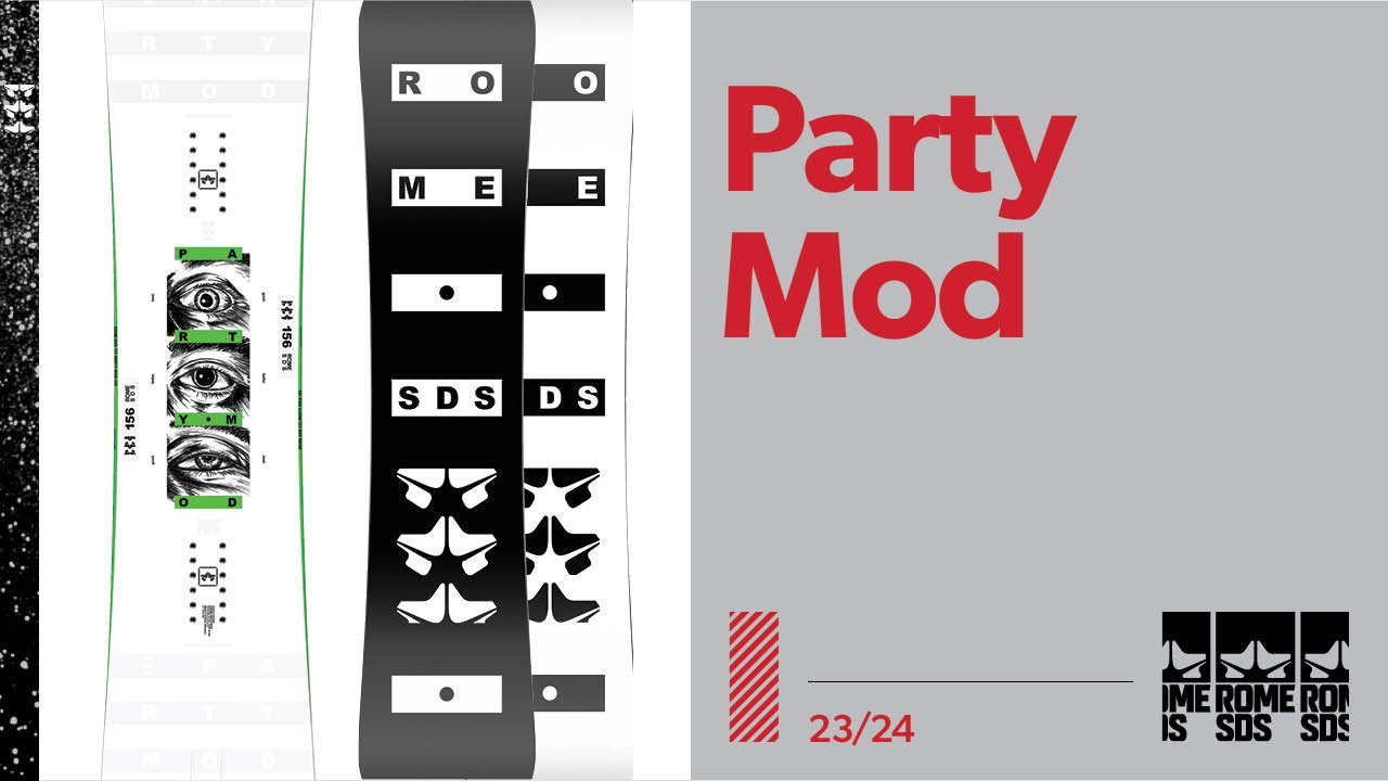 2024 Rome Party Mod Snowboard - YouTube