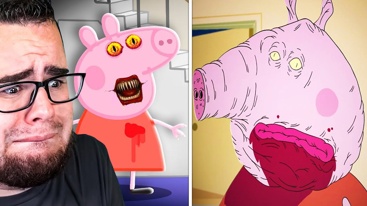 Reacting to EVERY SCARY PEPPA PIG Video I Could Find! - YouTube