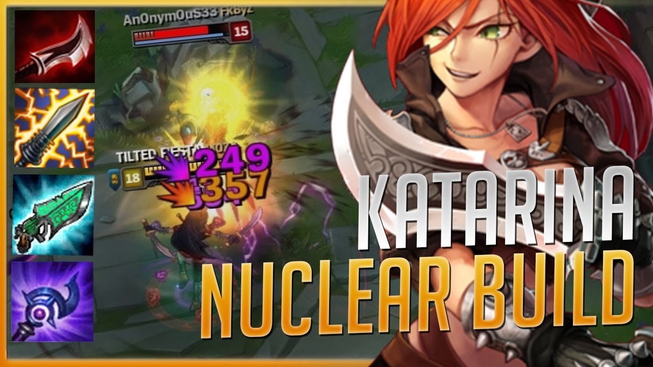 ¡KATARINA NUCLEAR BUILD! ¡¡DAMAGE!!| KATARINA MID | GUÍA KATARINA ...