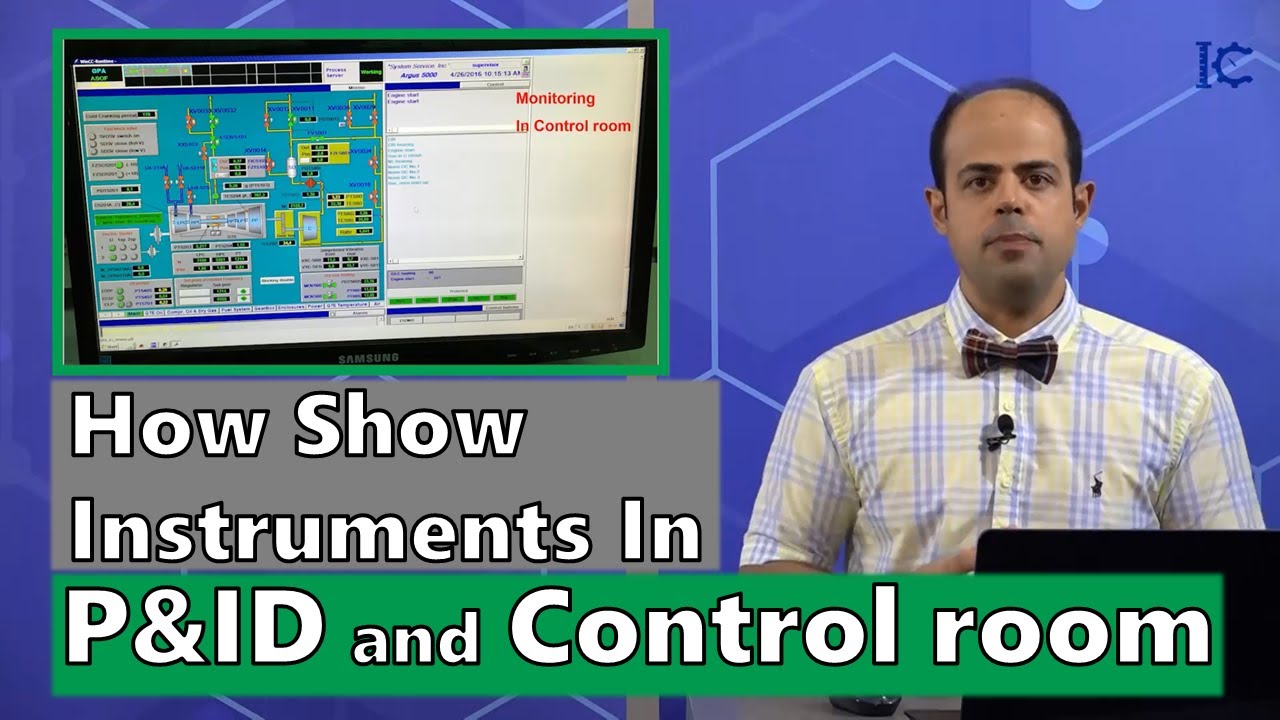 How Show Instruments in P & ID and Control room - YouTube