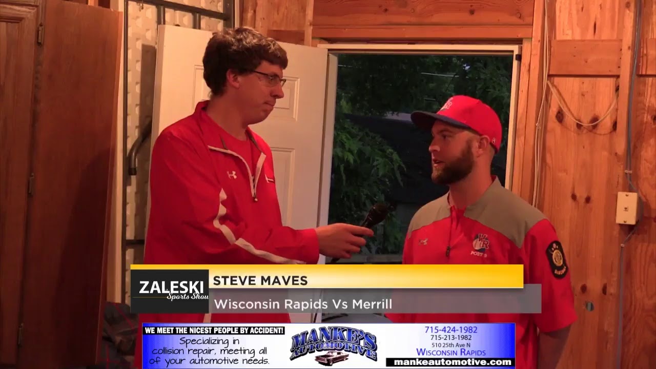 Wisconsin Rapids Vs Merrill | American Legion Baseball - YouTube