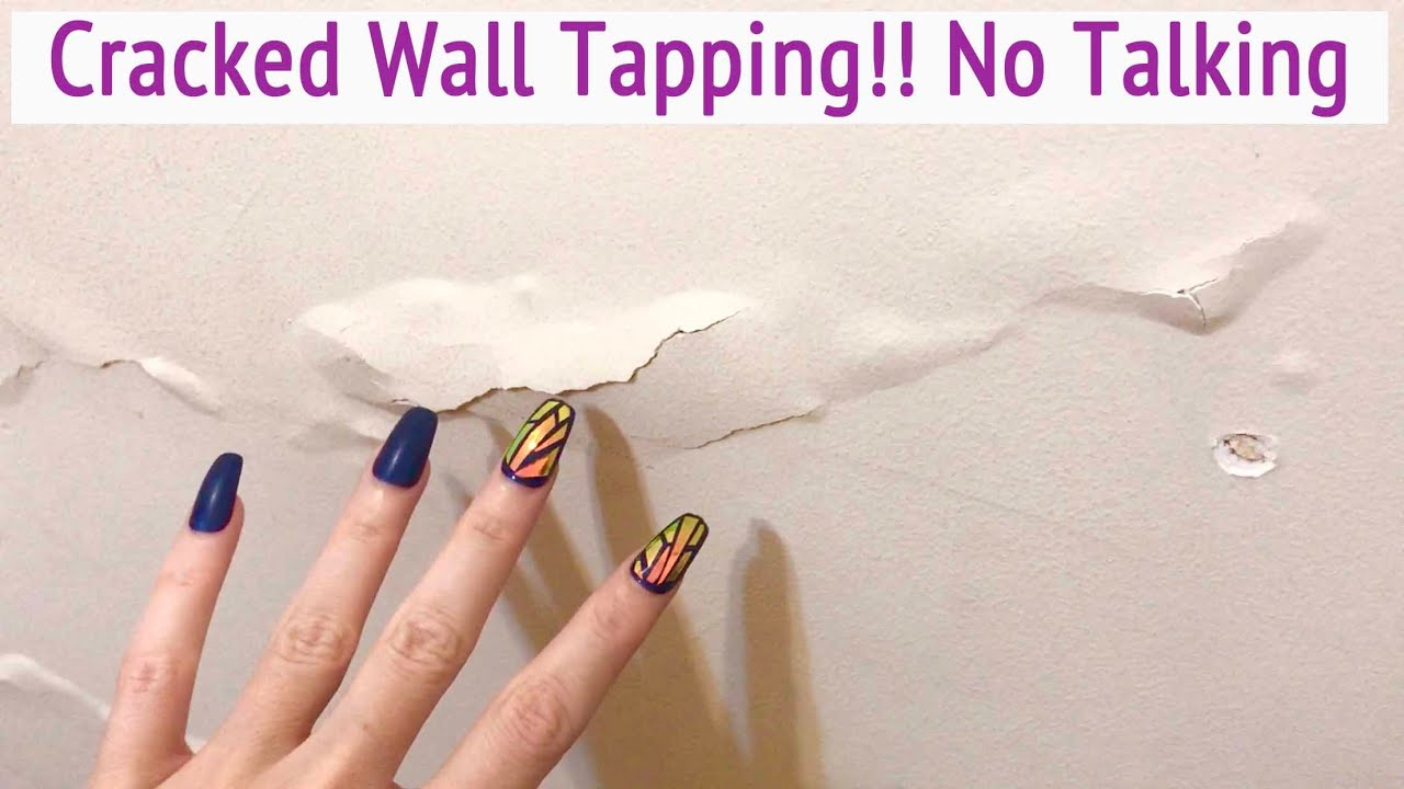 ASMR * Cracked Wall Tapping! * Fast Tapping & Scratching * No Talking ...