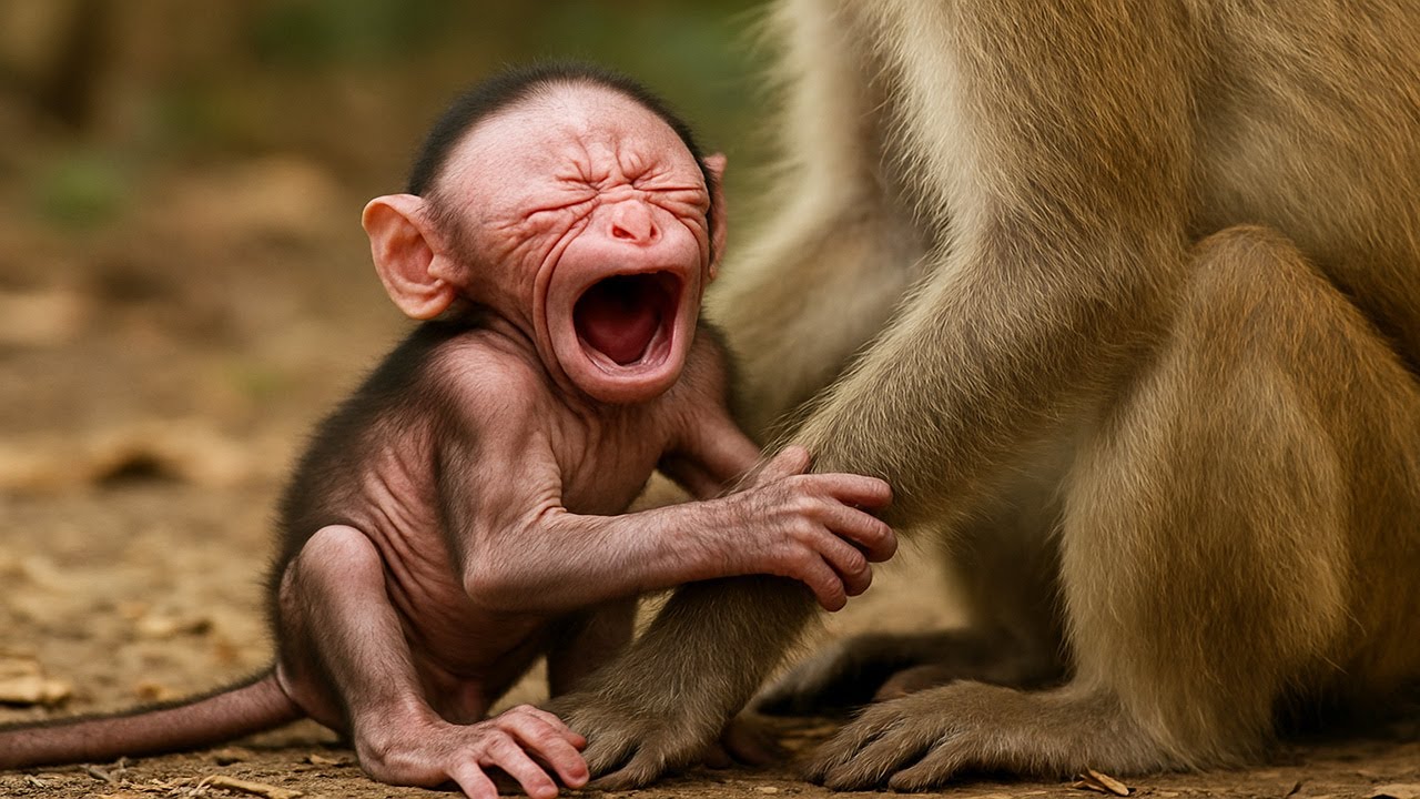 Baby Monkey Tantrums | Heart-Melting Cries and Cuddles - YouTube