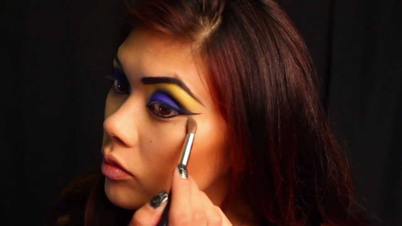Fright Night Make Up Tutorial: Cleopatra - YouTube