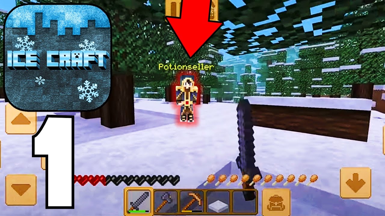 ICE CRAFT - Survival Gameplay Part 1 - YouTube