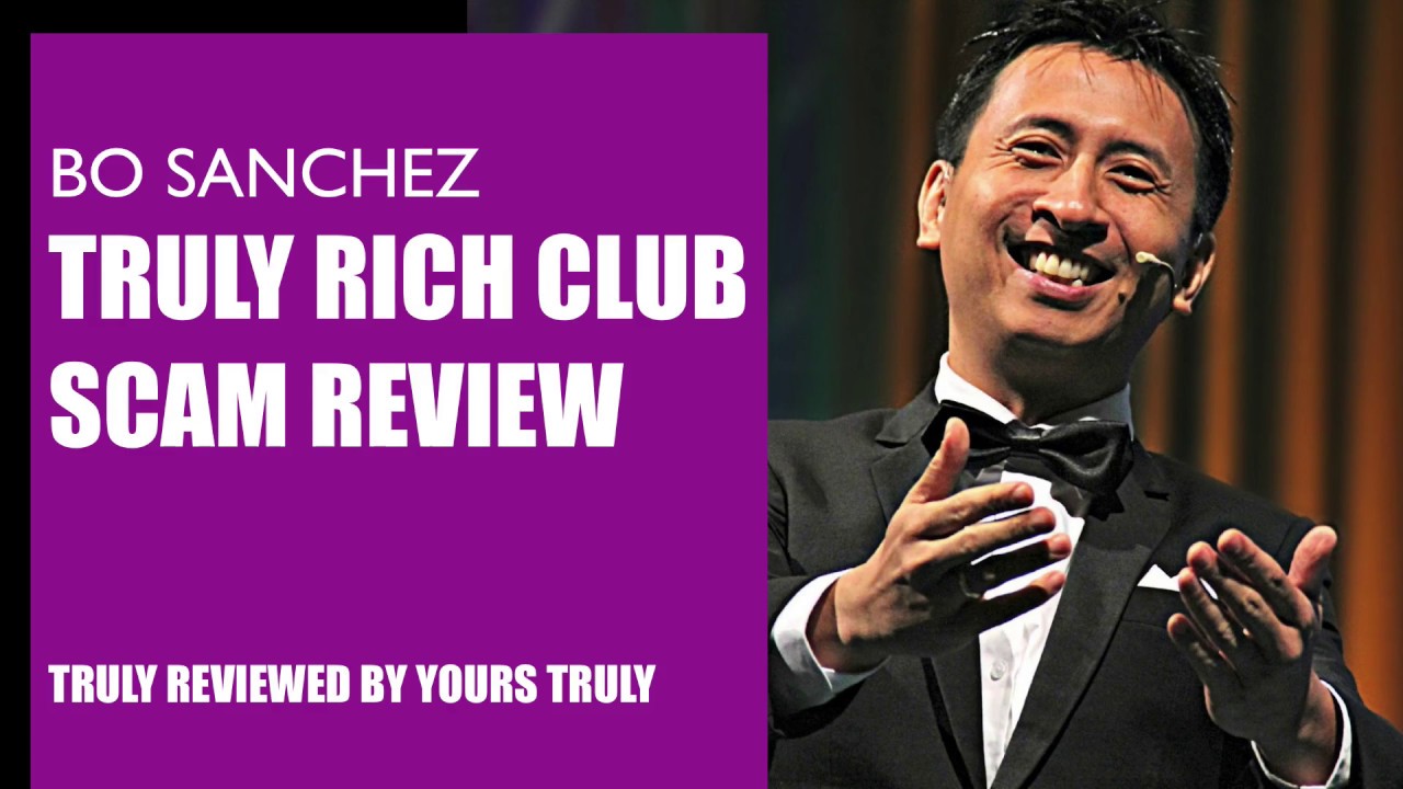 Bo Sanchez Truly Rich Club Review Scam - Investing Philippines - YouTube