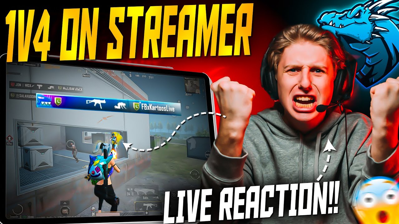 Streamer Called Me Cheater After This 1v4🤯 | Live Reaction!😳 | Smuk Op ...