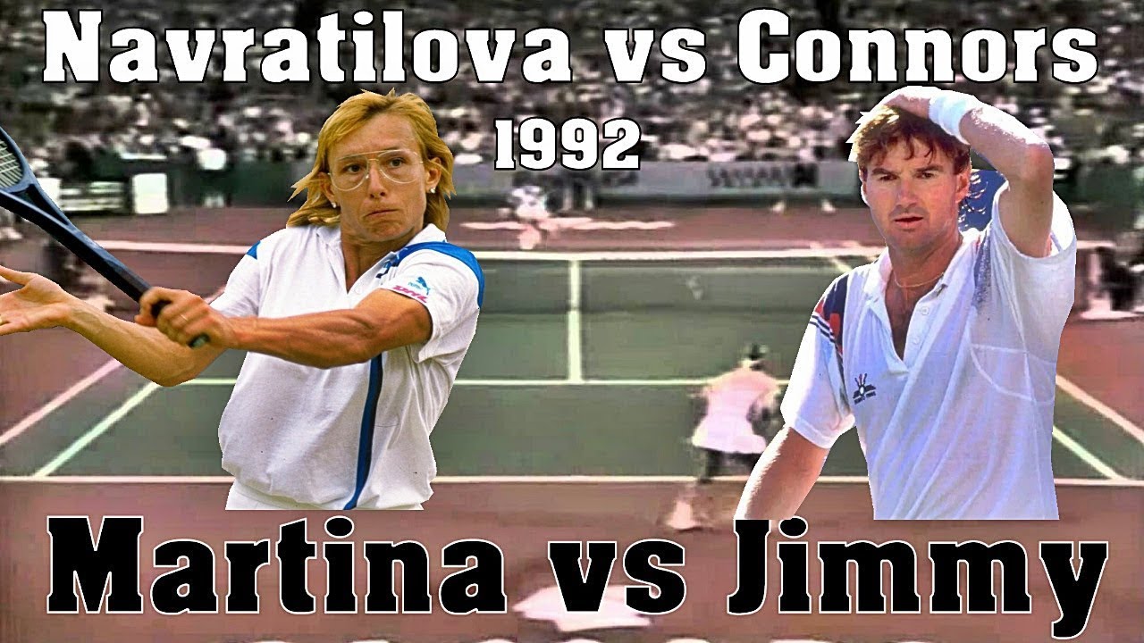 El día que Jimmy Connors venció a Martina Navratilova - YouTube