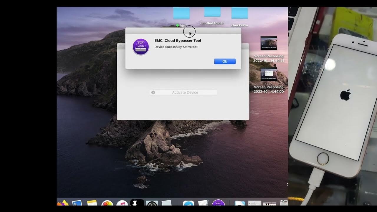How to Bypass EMC Ramdisk Activator iOS 15 With Signal | Full tutorial - YouTube