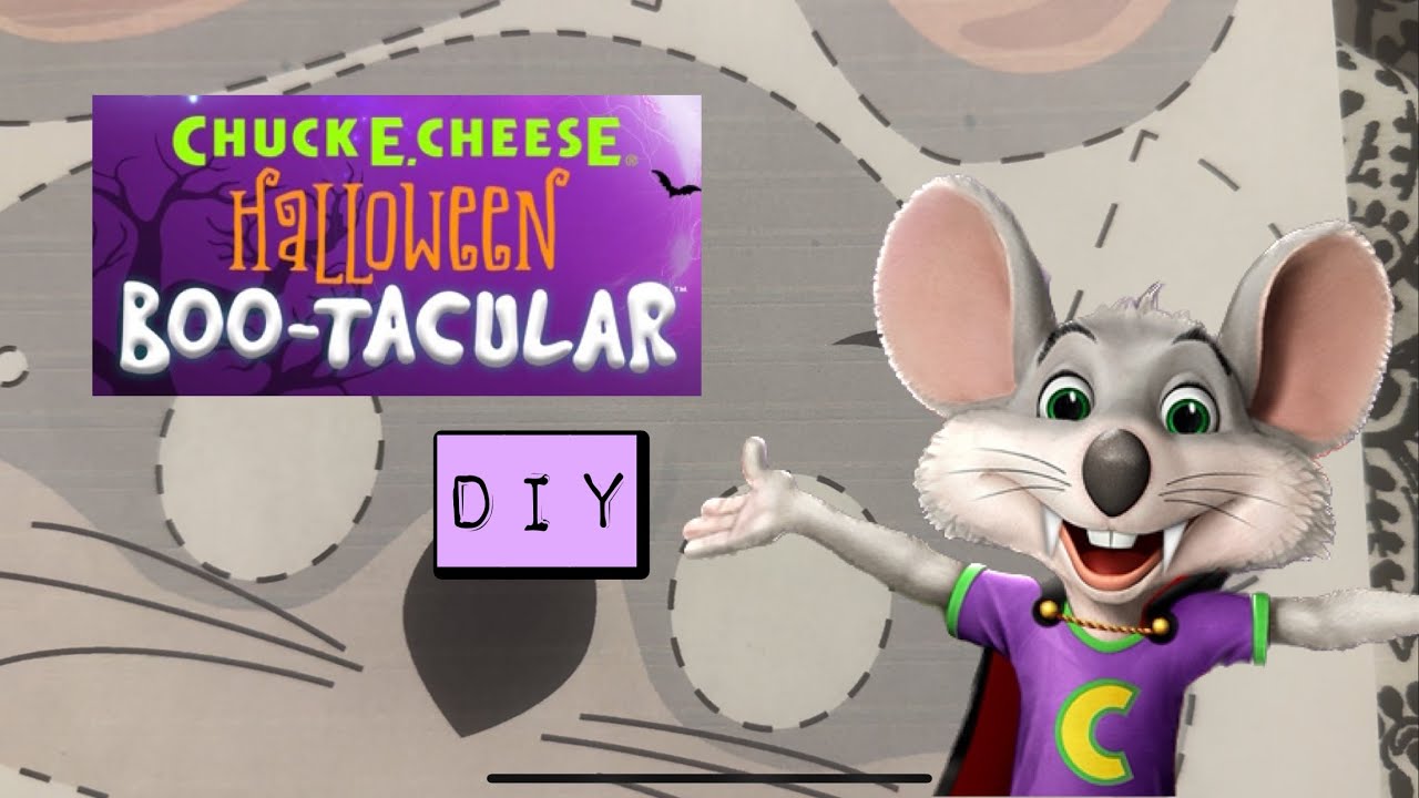 Chuck E. Cheese | Halloween Mask DIY - YouTube