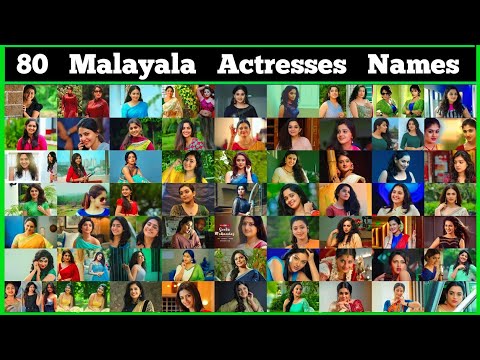 80 Malayala Actress Names || Bhavana || Kavya Madhavan || Navya Nair [Video -32]