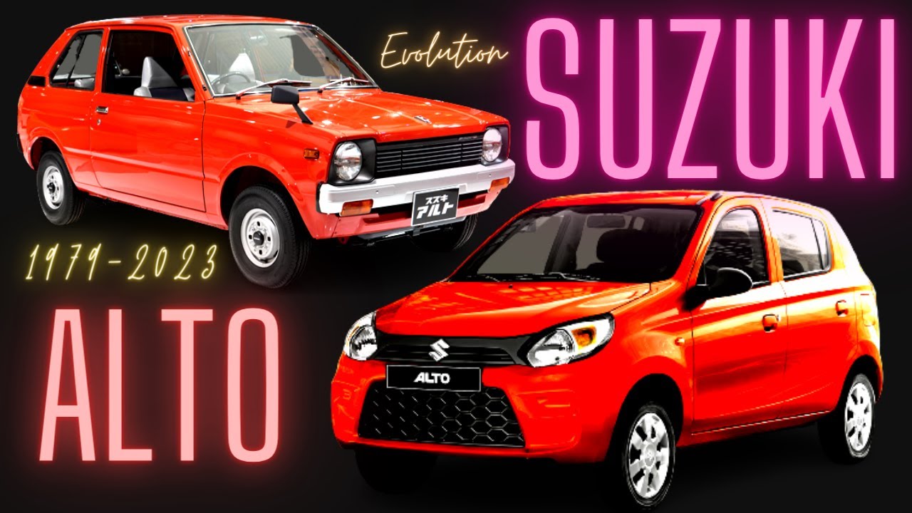 Suzuki Alto Evolution 1979 - 2023 (FX, Mehran, Maruti). - YouTube