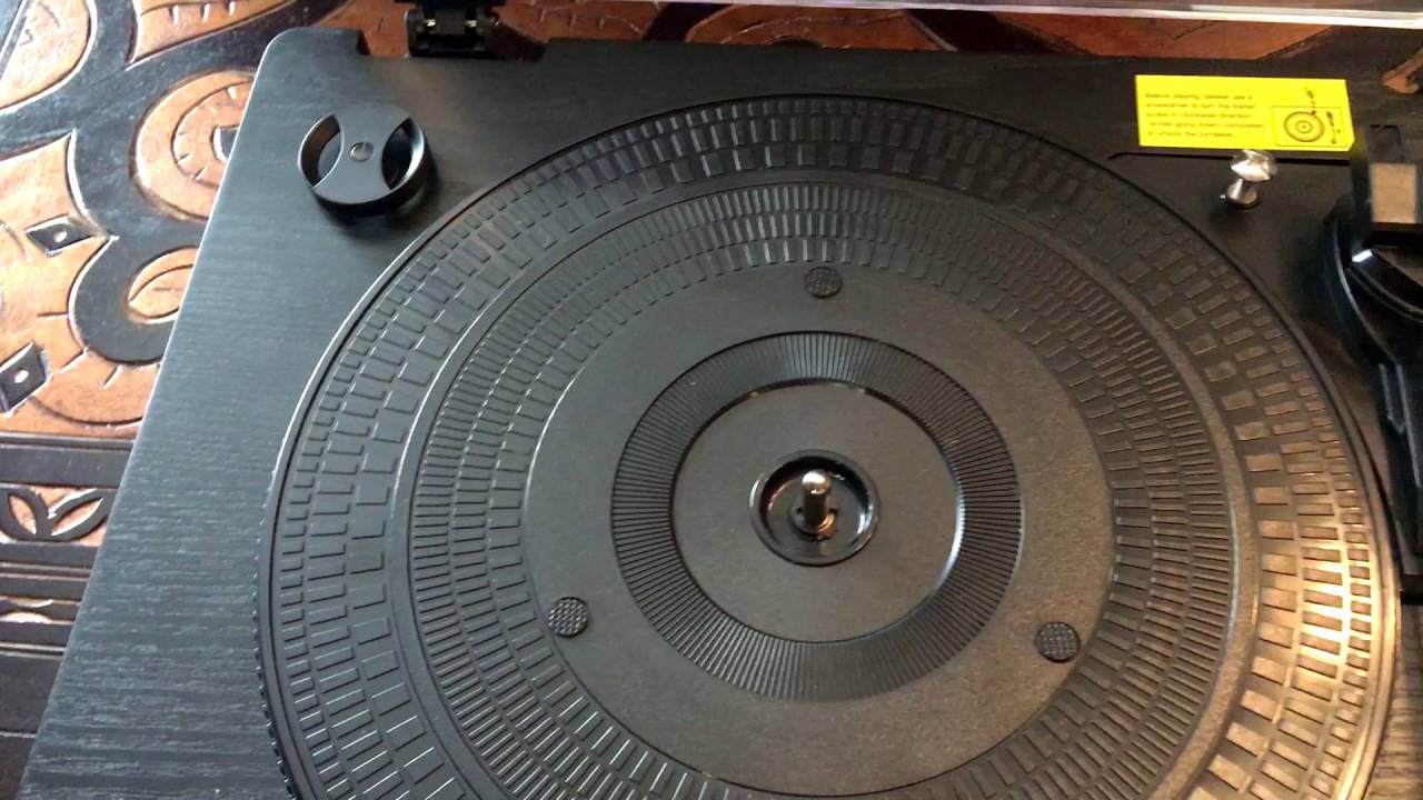 1ByOne Classic Wooden Turntable - YouTube