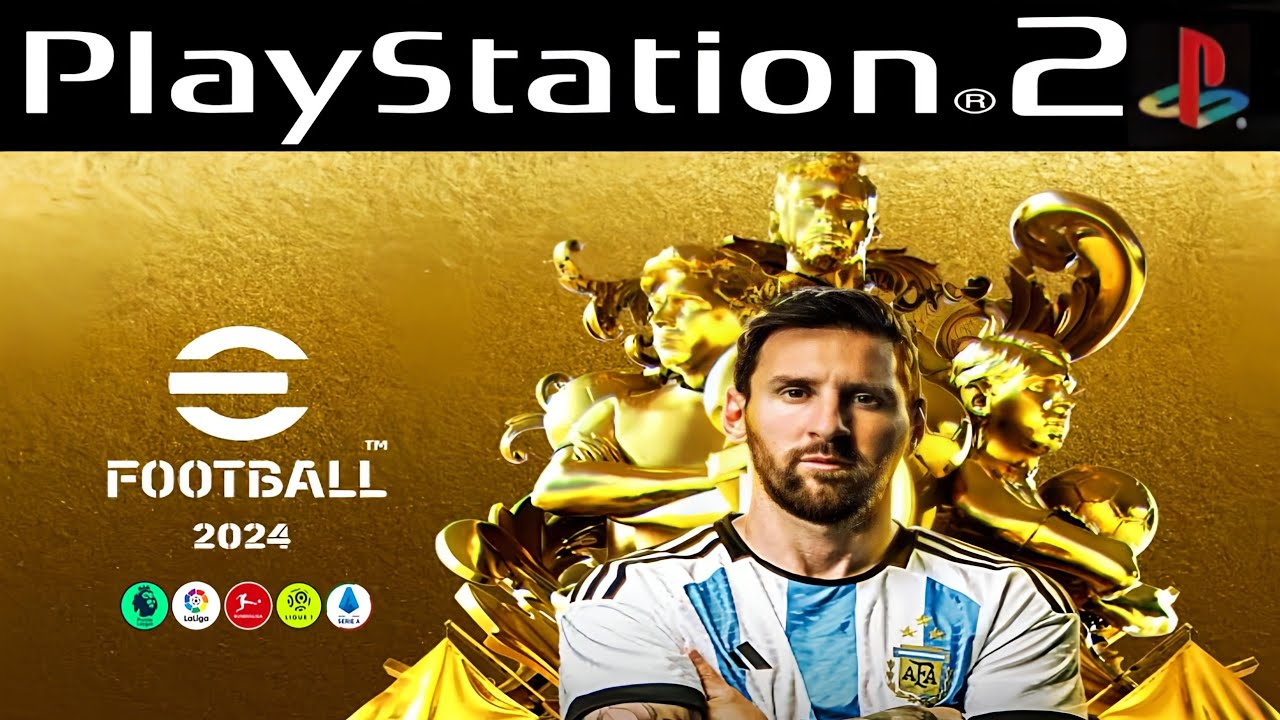 PES 2024 PS2 ISO ATUALIZADO EFOOTBALL EUROPEU COM RUMO AO ESTRELATO ...