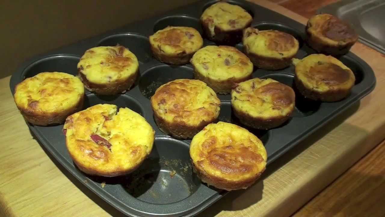 Savory Muffins: Roasted Red Pepper and Feta - YouTube