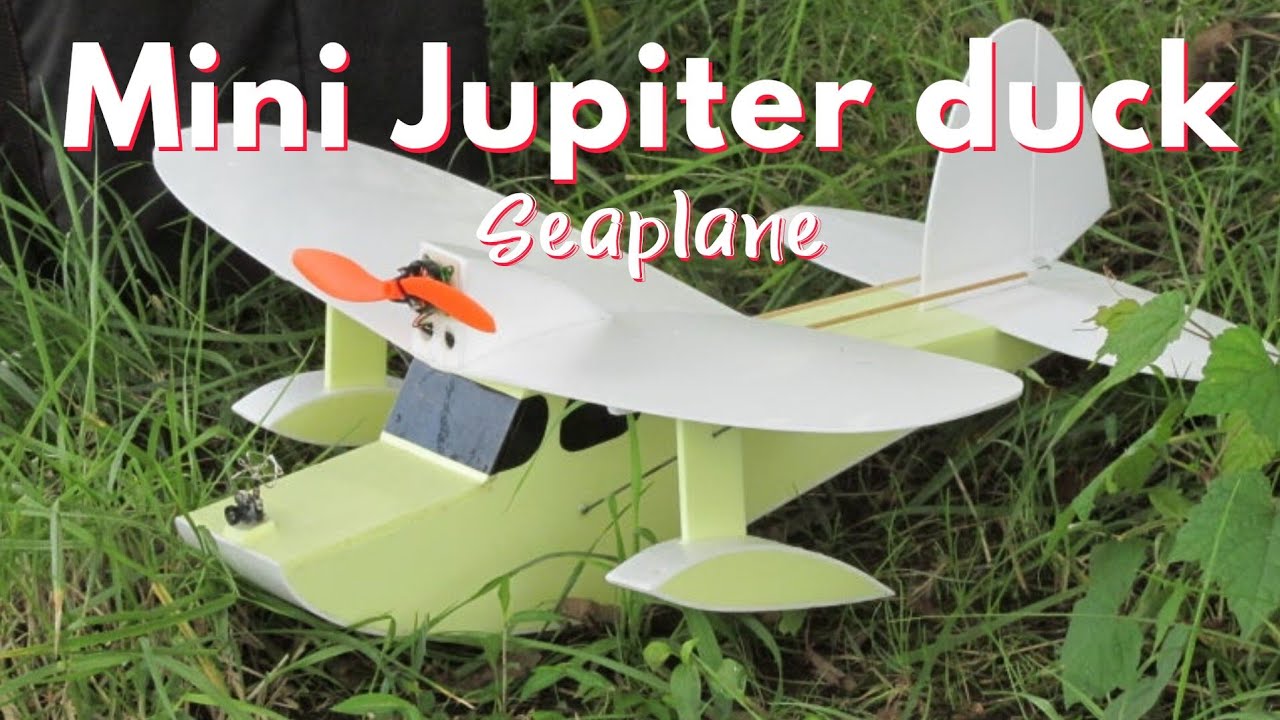 Mini Jupiter duck sea plane - YouTube