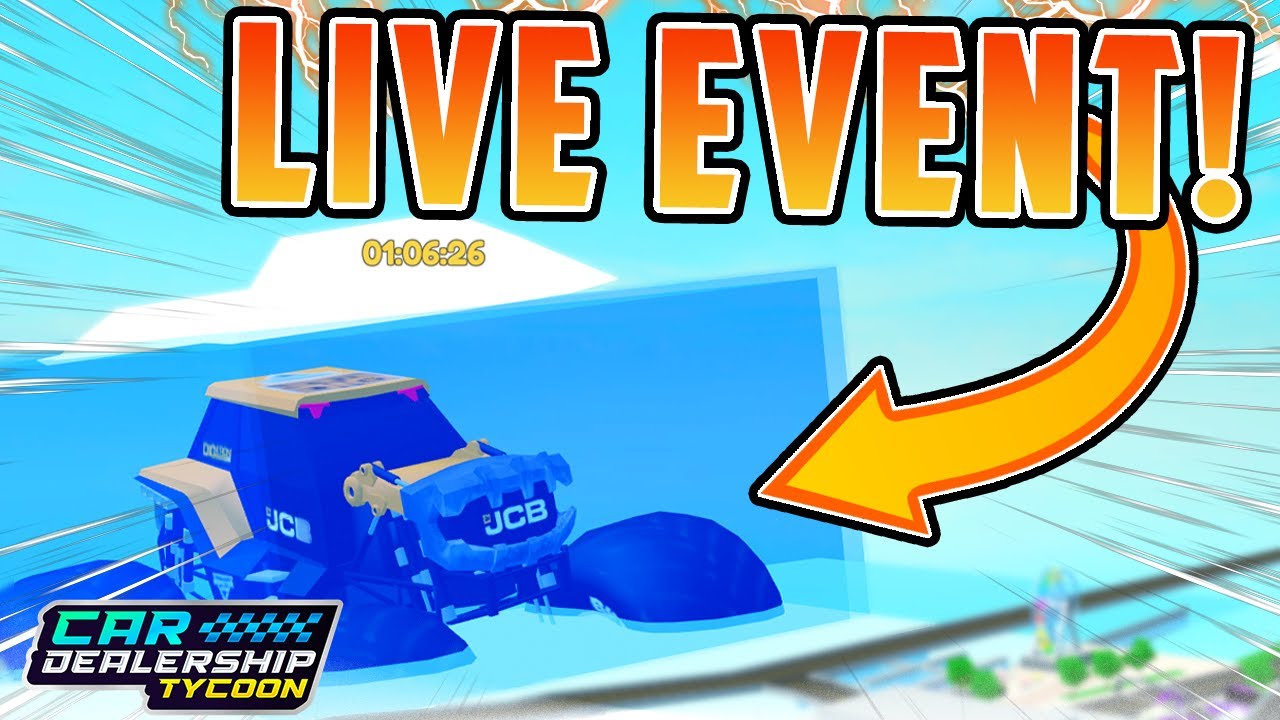 🔴LIVE🔴 New Map LIVE EVENT Happening RIGHT NOW In Car Dealership Tycoon ...
