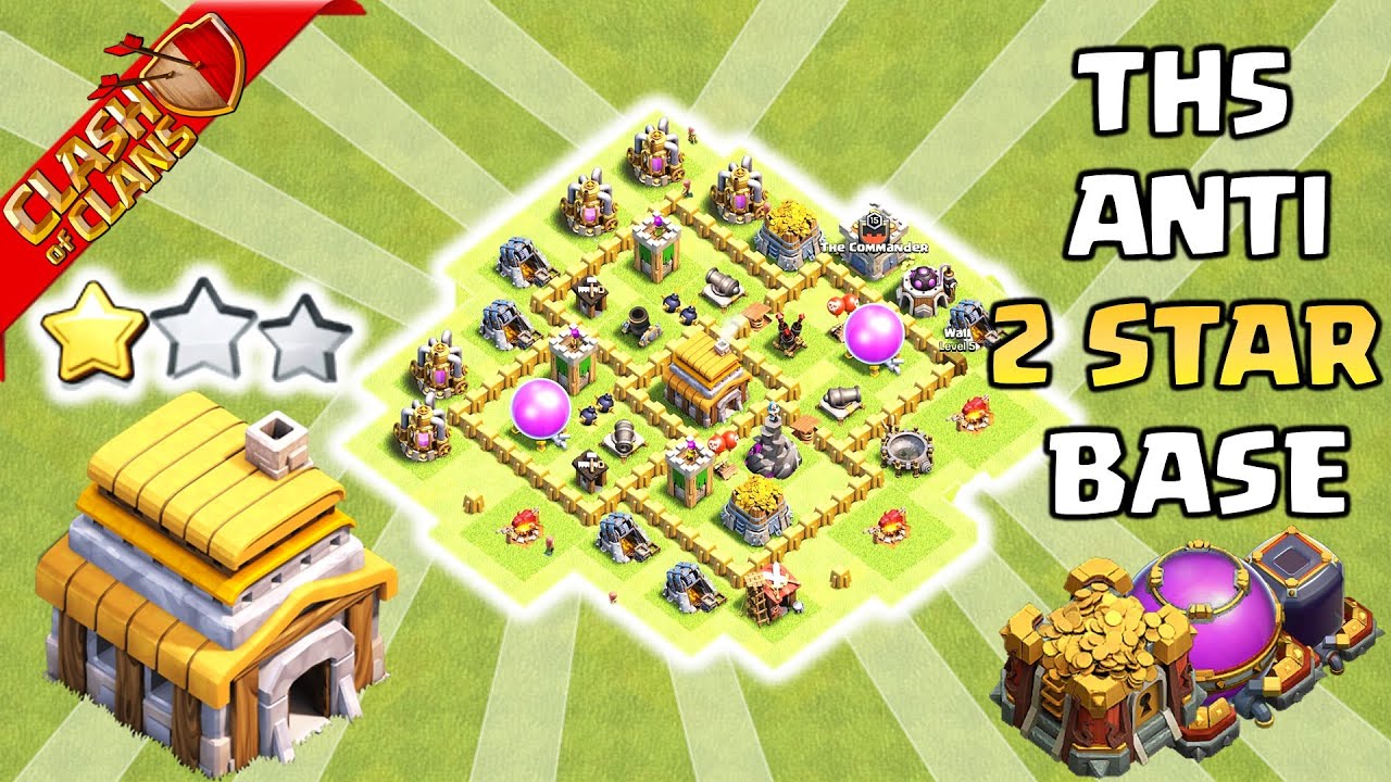 Town hall 5(Th5) Base | Town hall 5(Th5) Farming/Trophy/Pushing/War ...
