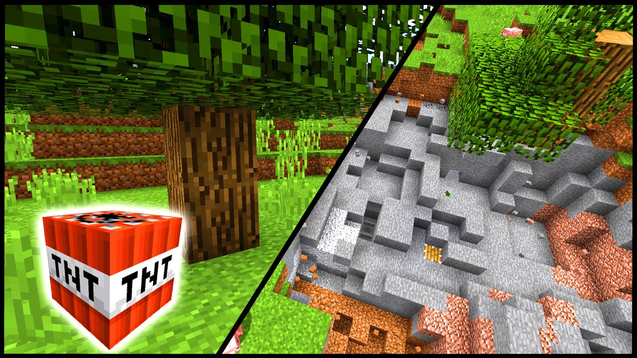 Verstecke Baumfalle! Mit TNT! - Minecraft Tutorial - YouTube