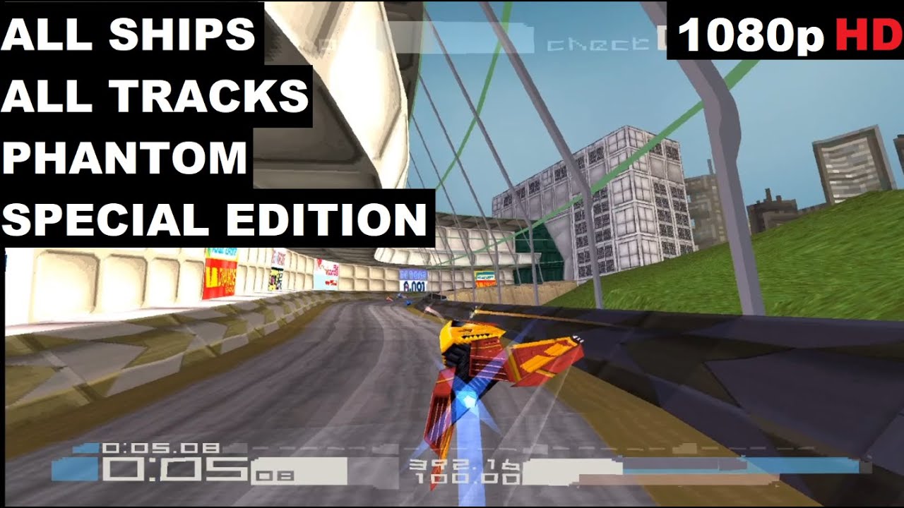 WipEout 3: Special Edition All Tracks / Circuits Phantom + All Ships ...