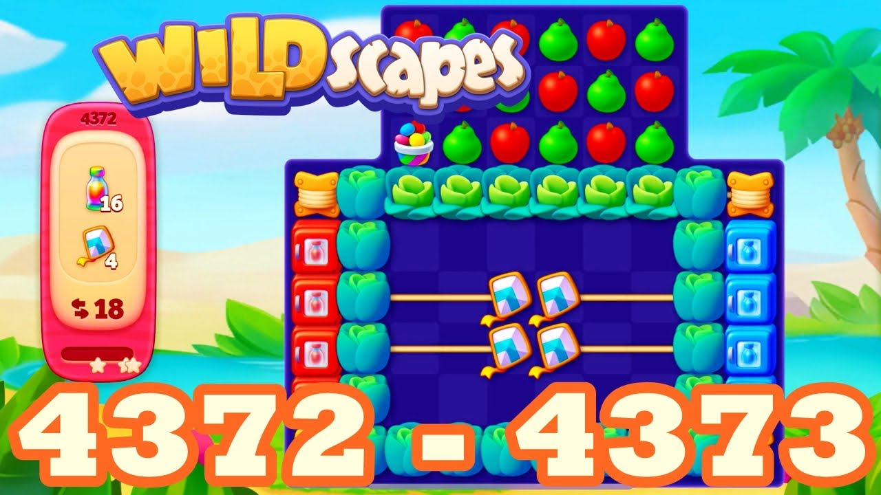 Wildscapes Level 4372 - 4373 HD Walkthrough 3 match puzzle | android ...