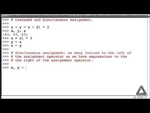 Unit 3 Video 6: Cascaded & Simultaneous Assignment - YouTube