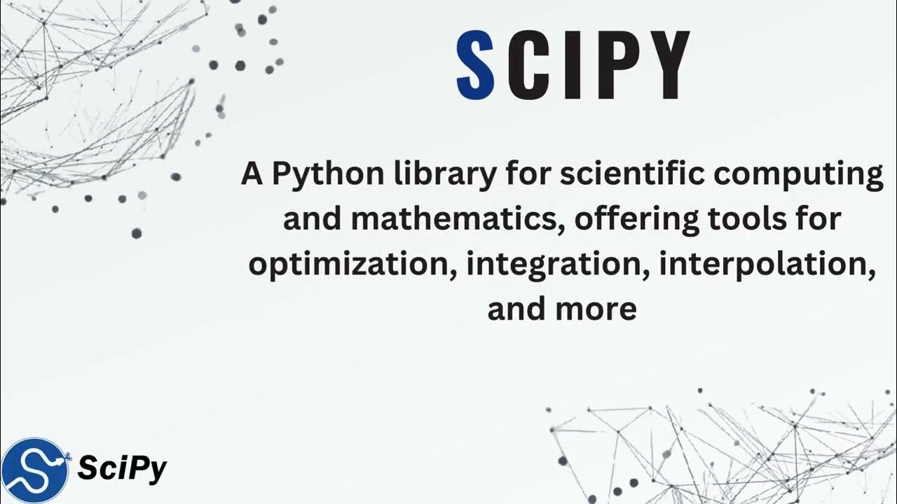Intro to Scipy ( by Rauf ) - YouTube