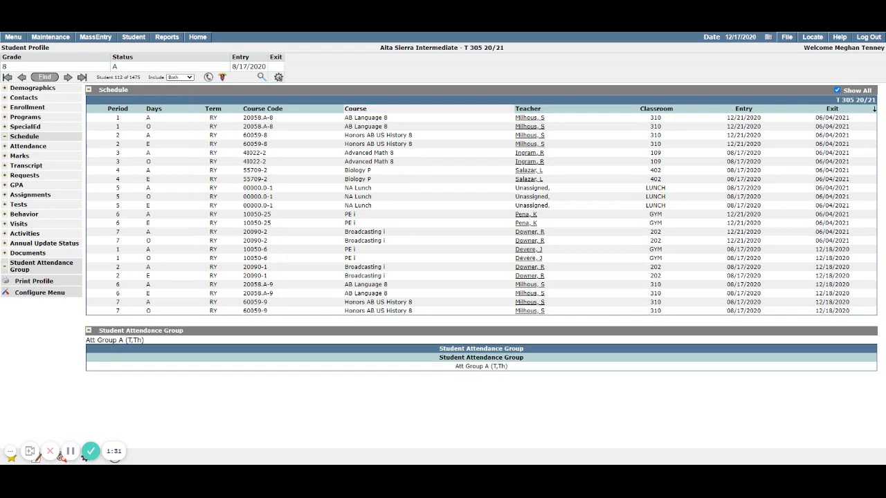 How to View Your Semester 2 Schedule - YouTube